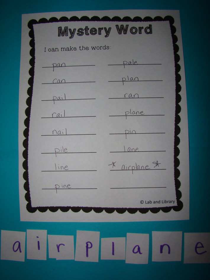 At Home: Mystery Word – Welcome to Melanie's Lab and Library